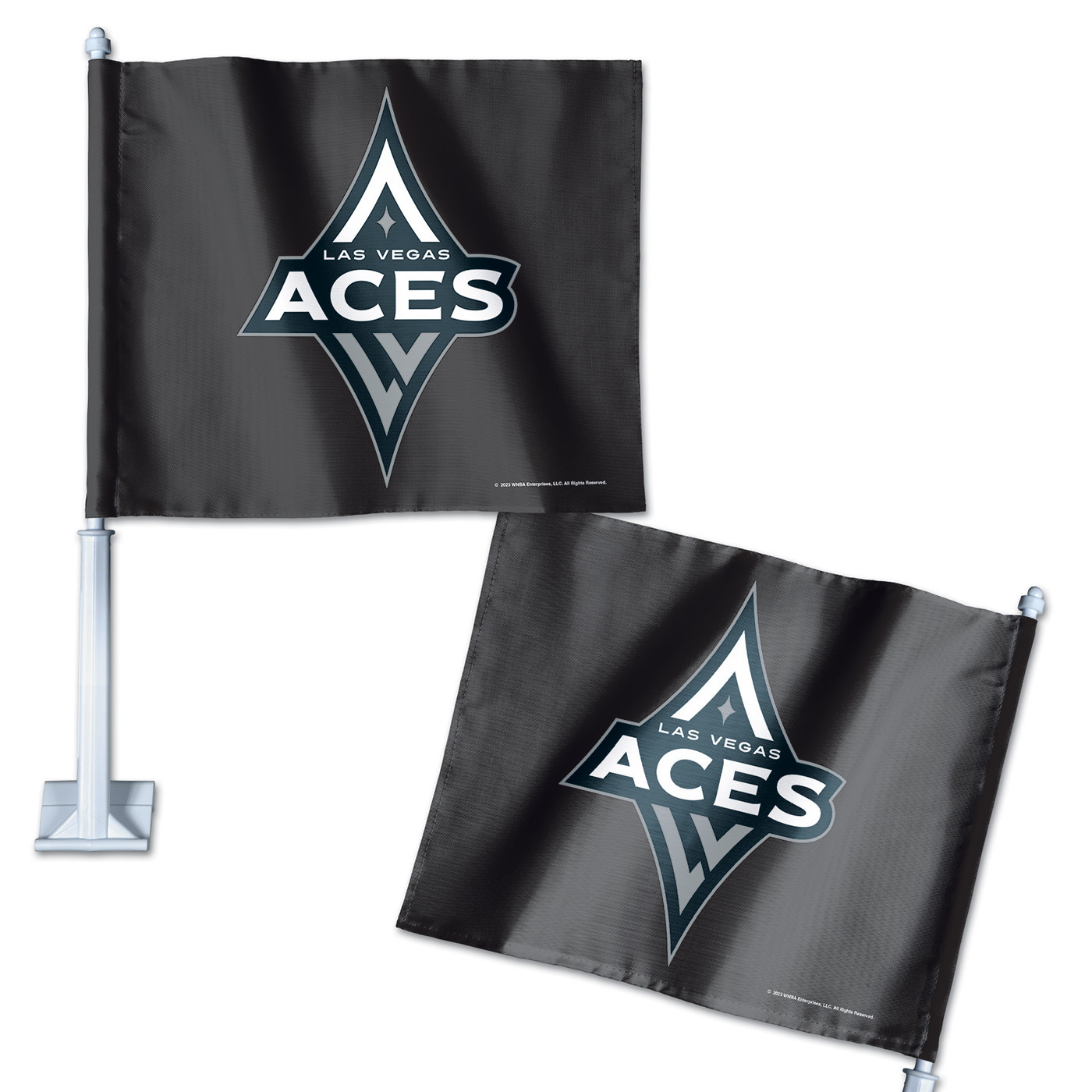 LAS VEGAS ACES CAR FLAG