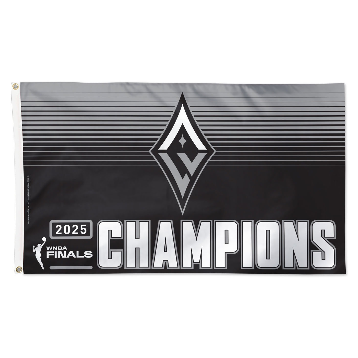LAS VEGAS ACES 2025 WNBA CHAMPIONSHIP 3X5 DELUXE FLAG